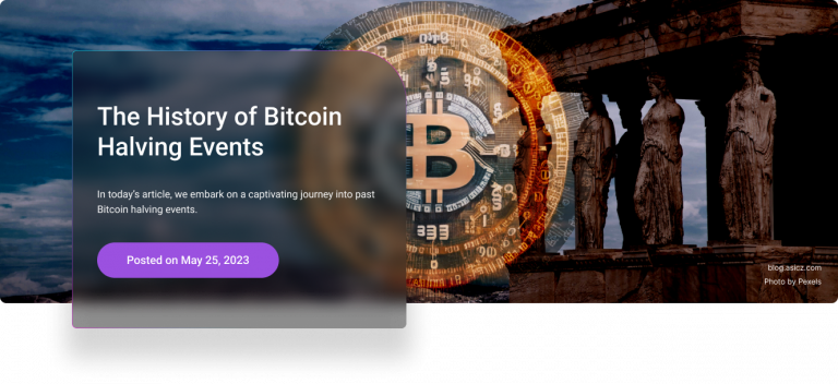 The History of Bitcoin Halving Events